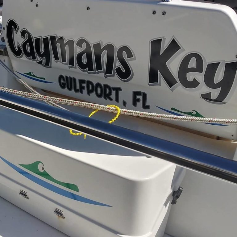 Cayman-Key – Boat Name Design Install Tampa Clearwater St. Petersburg ...